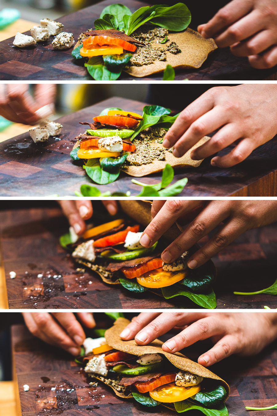 Raw Wraps: Greek Breakfast Wraps