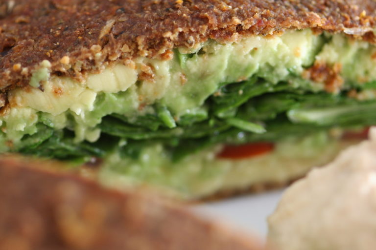 Raw Food Sandwich Bread